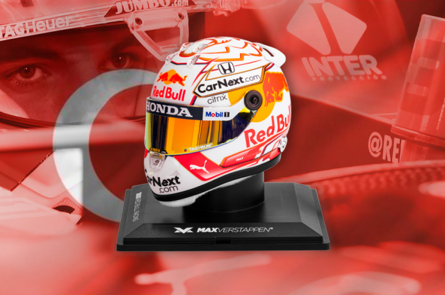 Contest GP Turkey: win a 1:4 scale model of Max' 2021 helmet! - news ...